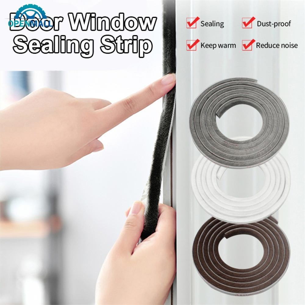 OPENMALL 5M/10M Brush Strip Self Adhesive Door Window Sealing Strip ...