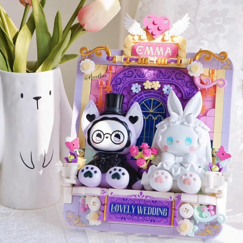 EMMA Secret Forest Fantasy Wedding Print Assembly Building Blocks Toy ...