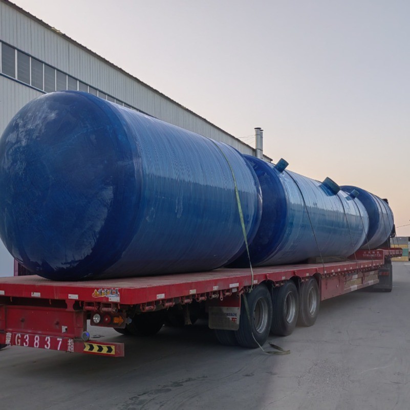 FRP Septic Tank Integrated Sewage Treatment Equipment Oil Separation ...