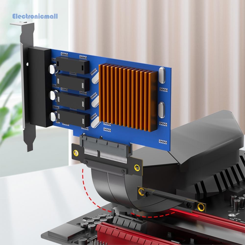 PCI-Express 4X Riser Cable PCI-E 4X Male To Female Riser Cable for ...