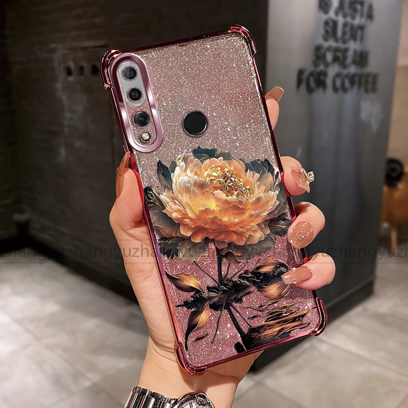 Shockproof 】Case For Huawei P30 LITE phone case 2025 lotus glitter ...