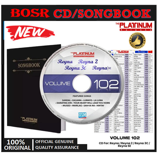 Product details of The Platinum Reyna1,Reyna2.Reyna3C CD+Songlist+Songbook (1 SET) Volume 102 ...