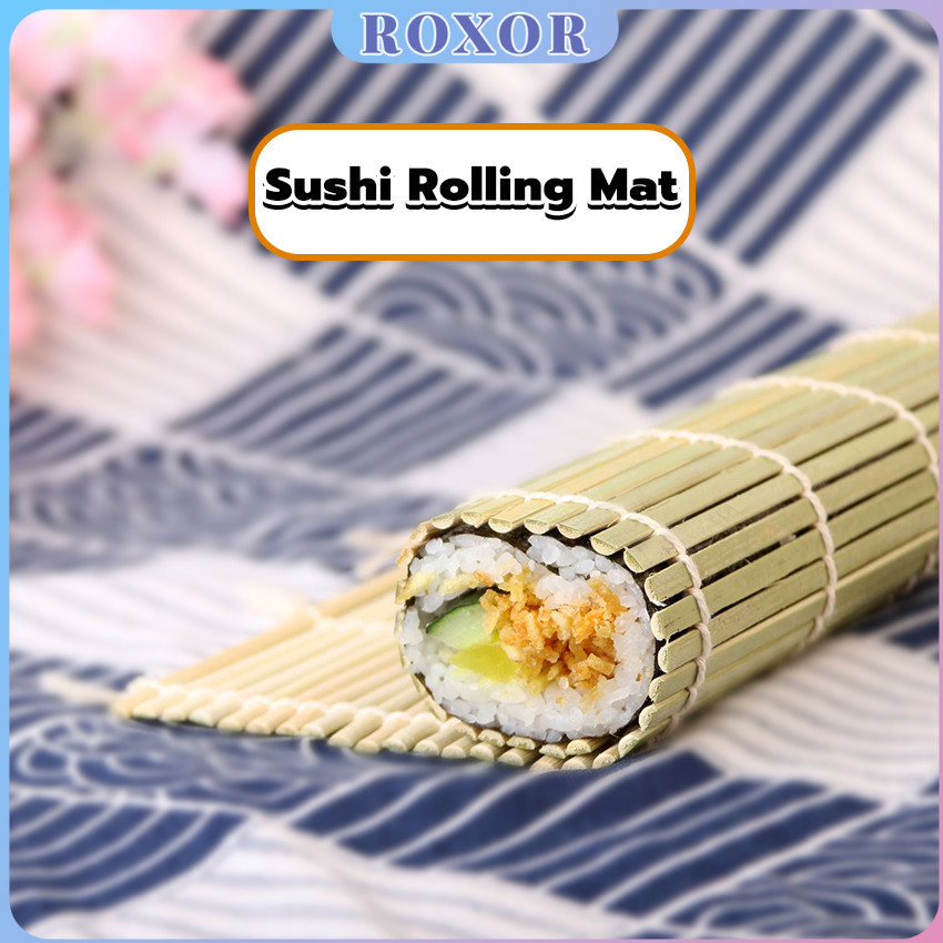 ROXOR Sushi Rice Rolling Roller Bamboo DIY Maker Sushi Mat Cooking ...