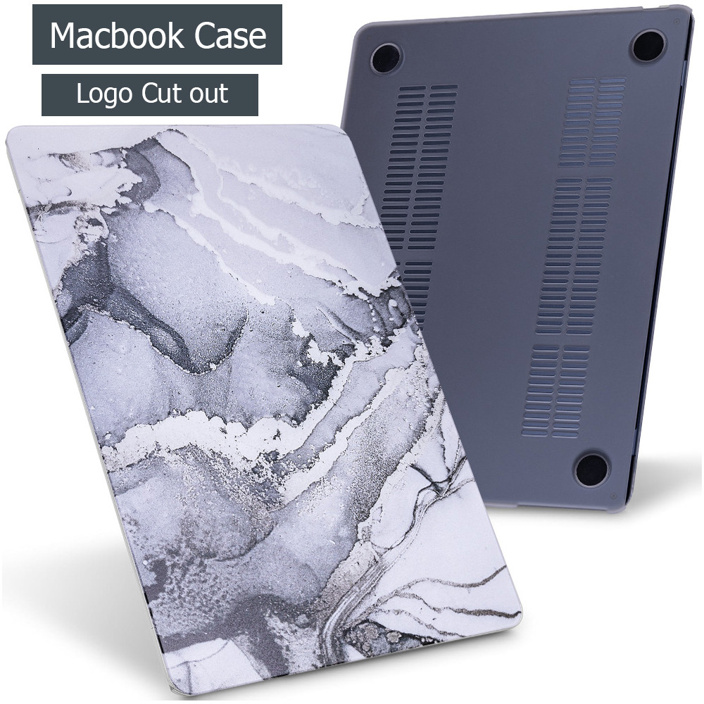 New Gray Marble Laptop Case for 2024 Macbook Air M2 M3 Chip Air 13 15 ...