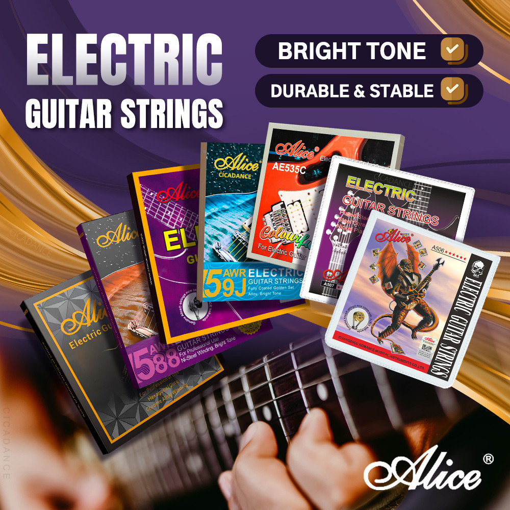 Alice Electric Guitar String Multi-Layer Nanocoating Anti-Rust Coated ...