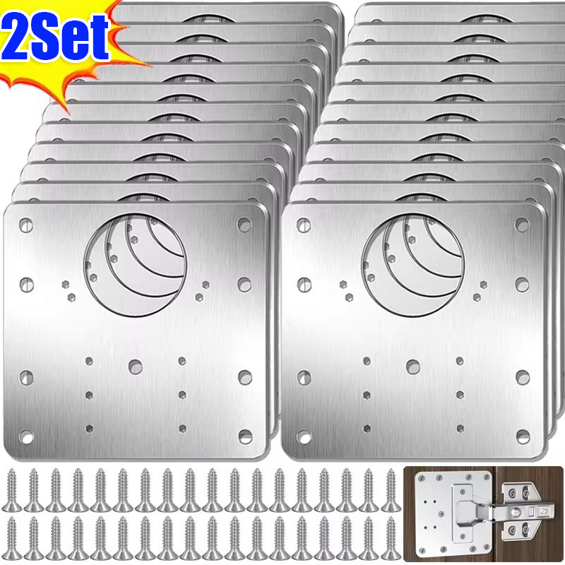 Upboard Door Hinge Mounting Plate / Cabinet Hinge Hinge Repair Plates ...