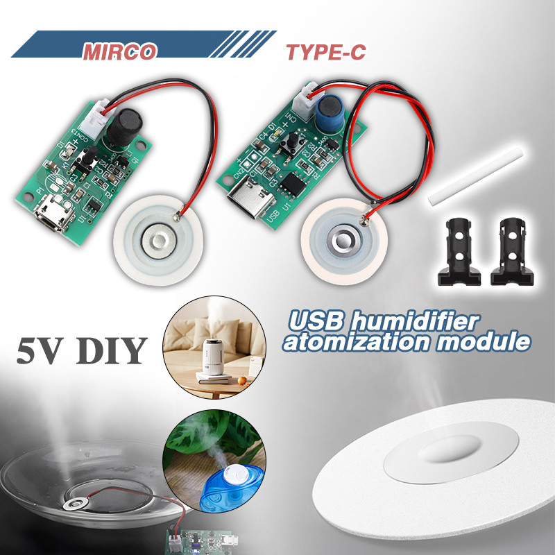 Ultrasonic Mist Maker Fogger Atomizing Transducer Oscillating Blade ...