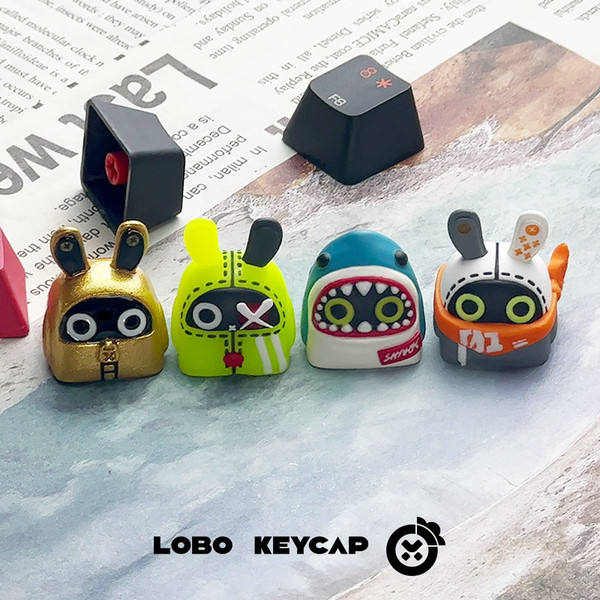 keycaps ZZZ Jeopardy Zero ~ Standing Bangbu Series Gold Bangbu Shark ...