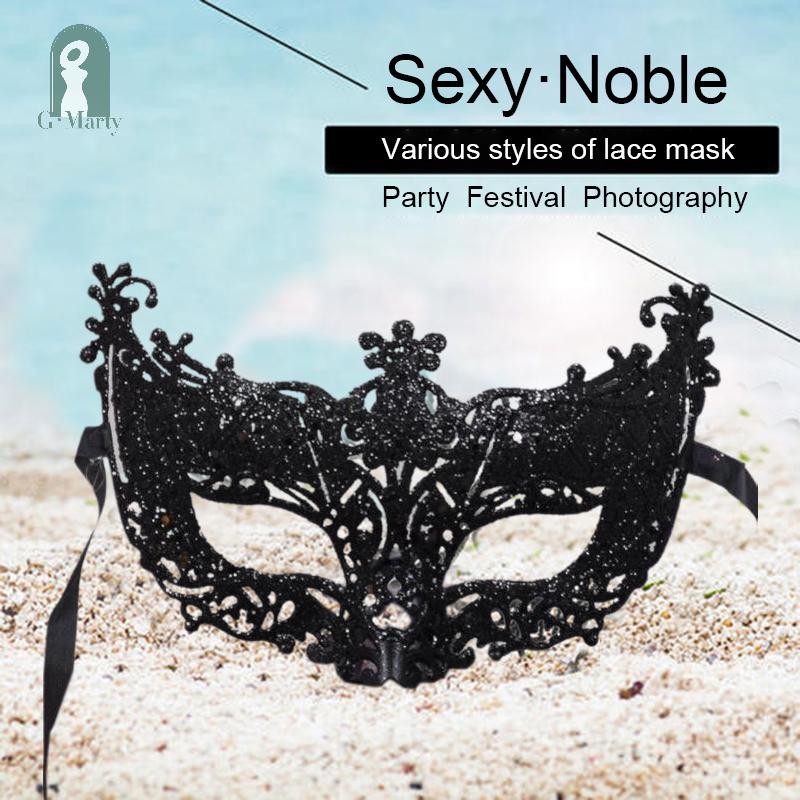 GMARTY Venice Sexy Golden Fox Mask Masquerade Costume Dance Mask ...