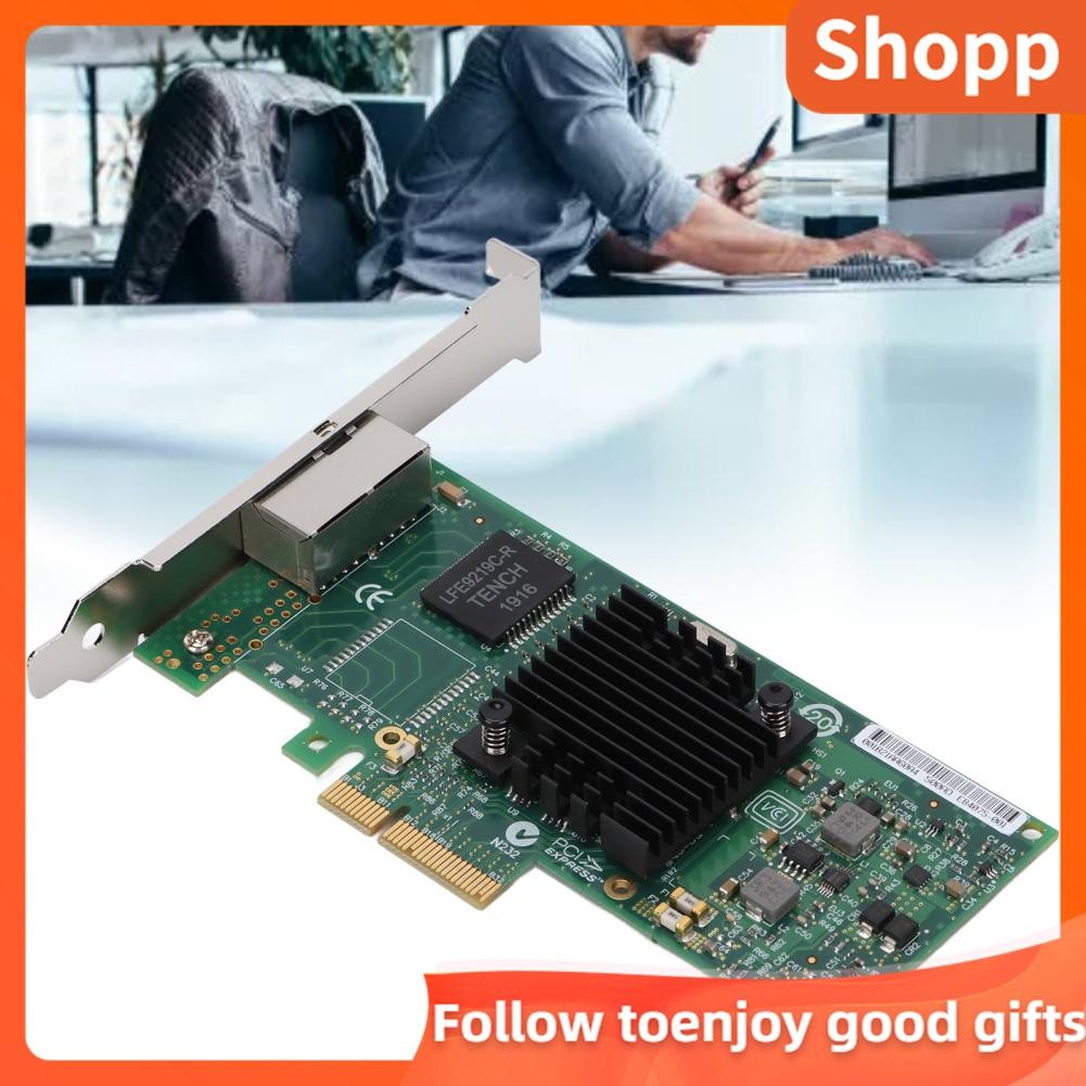 Shopp Network Card PCIEX4 Gigabit Ethernet RJ45 Server Dual Electric ...