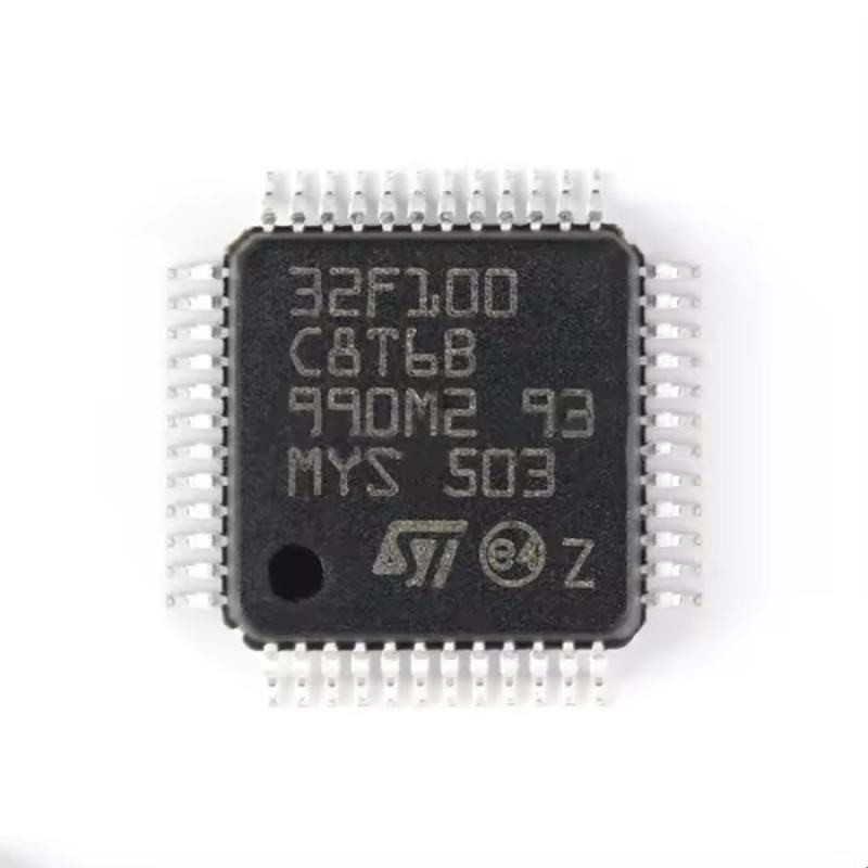 STM32F100 STM32F100C8T6B STM32F100CBT6B QFP48 the microcontroller ...