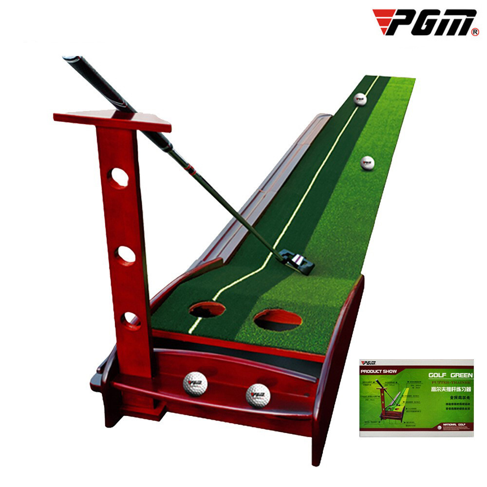 GG+PGM Indoor Golf Putting Trainer Ball Return 3M/3.5M Solid Wood ...