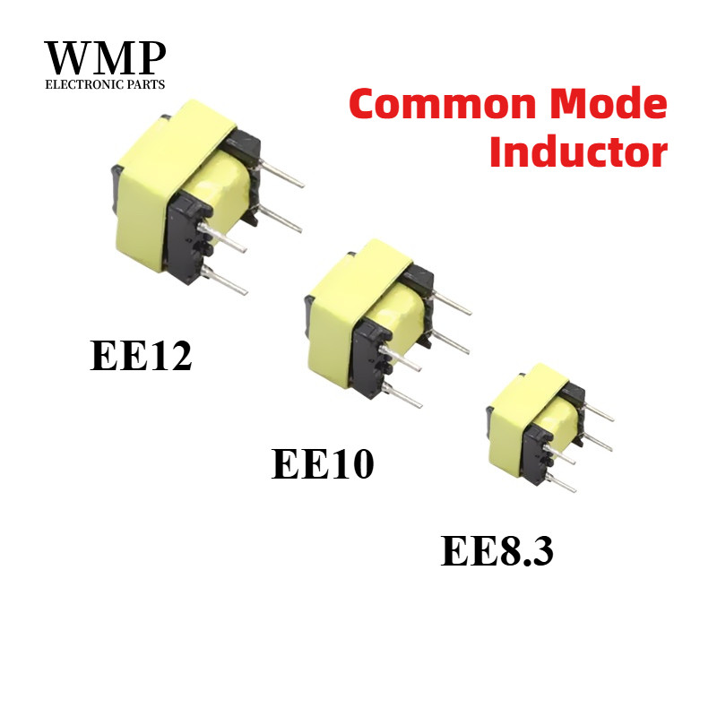 5Pcs Common Mode Inductor EE8.3 EE10 EE12 5MH 10MH 15MH 20MH 25MH 30MH 35MH 40MH LED Power ...