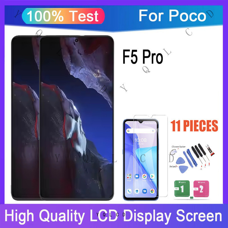 Original AMOLED Poco F5 Pro 5G LCD Display Touch Screen With Frame Replacement | Shopee Philippines