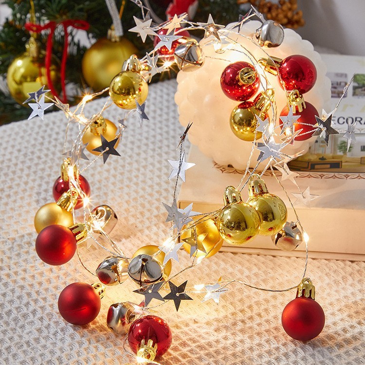 Led Jingling Bell Lighting Chain Holiday Atmosphere Indoor Decorative ...