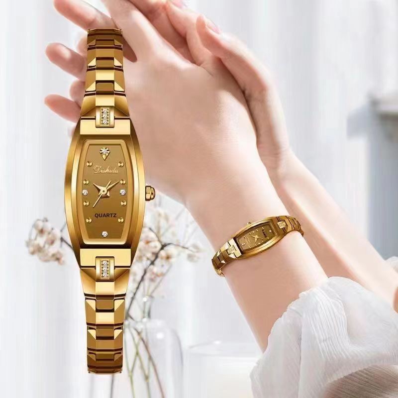 Diamond-shape Dial Ladies Watch - DSD Bracelet Style, Stainless Steel ...