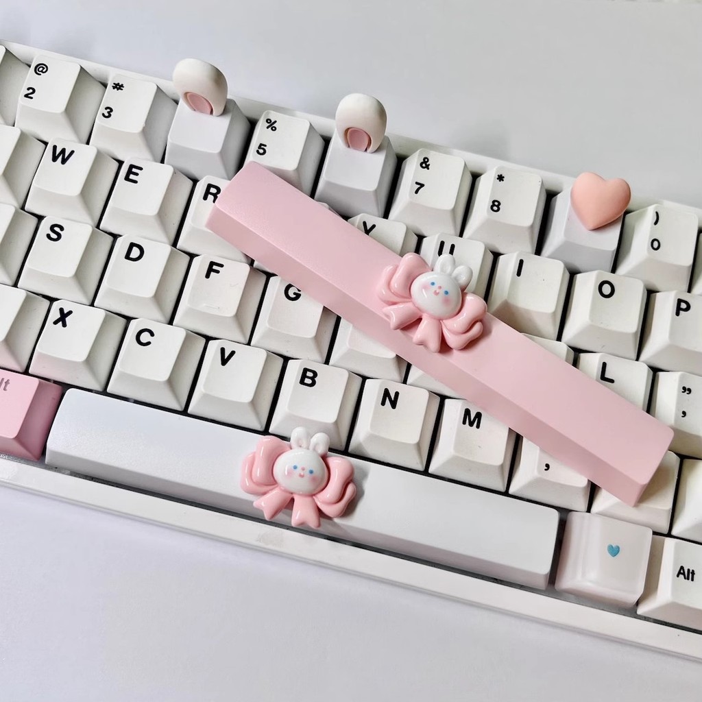 6.25u Space Keycap Cross Axis Mechanical Keyboard OEM Height Bow Rabbit ...