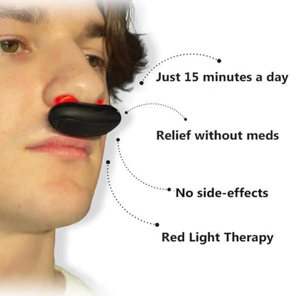 Rhinitis Machine Portable Red Light Nose Therapy Infrared Nasal Therapy ...