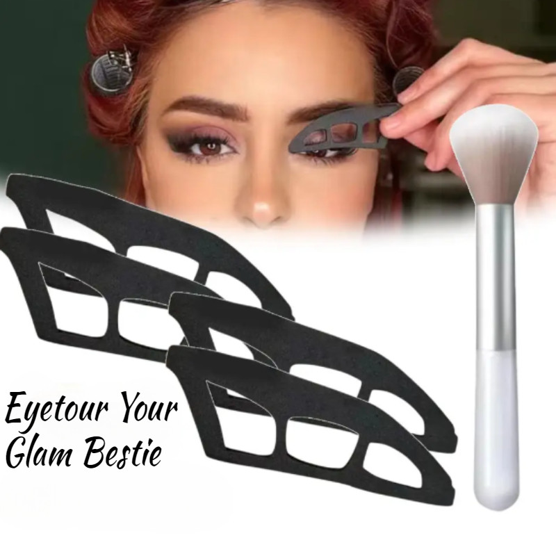 New Eyetour Your Glam Bestie Eyeshadow Tool Makeup Stencils | Shopee ...