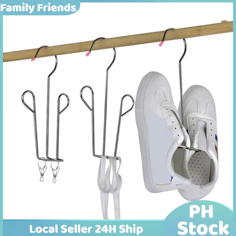 Stainless Steel Shoe Drying Rack Bold Outdoor Balcony Shoe Drying Rack ...