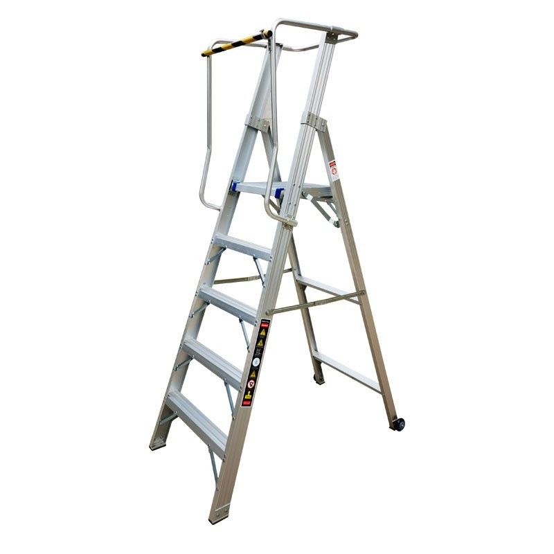 Ladder Telescopic Net Ladder Movable Pulley with Platform Folding ...