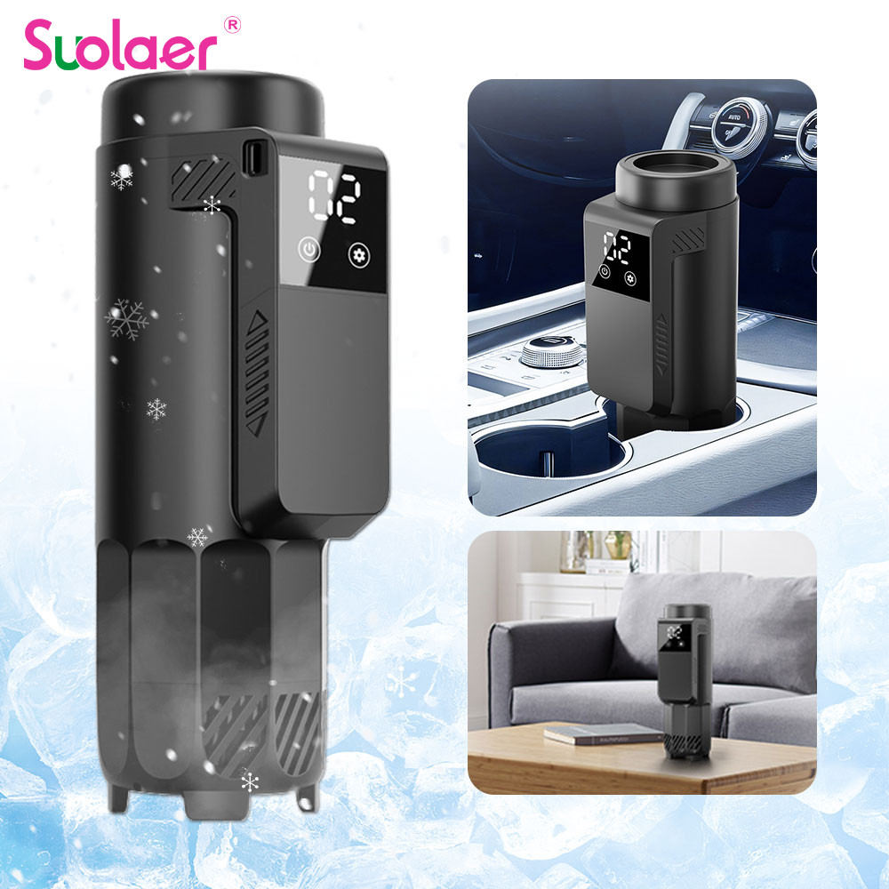 Suolaer Insulin Cooler Box for Travel Digital Temp Control Mini ...