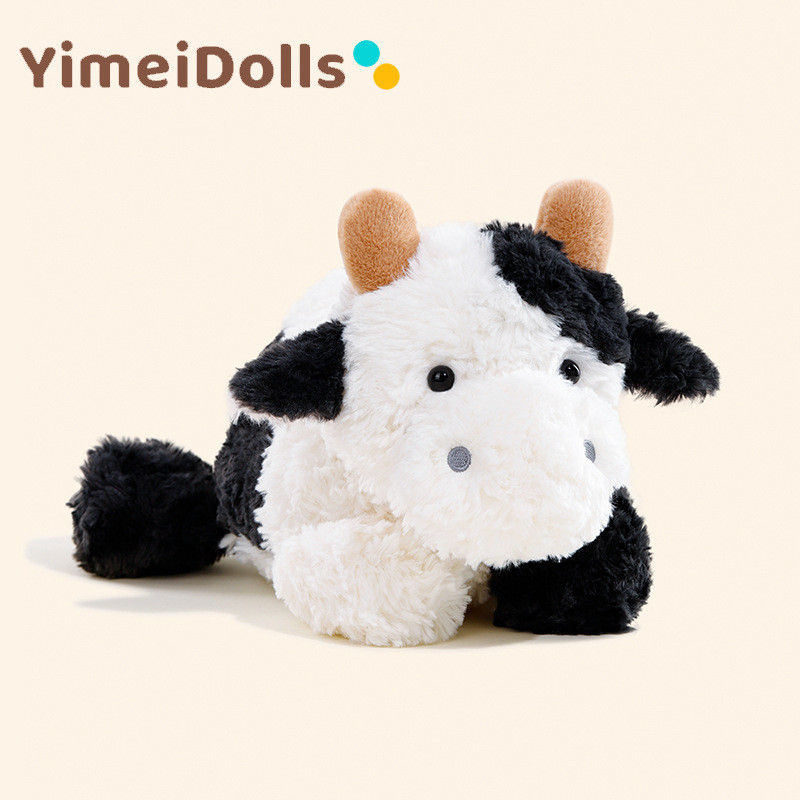 cow stuffed toy cow plushie Cute Cow Doll Calf Plush Toy Doll Ragdoll ...
