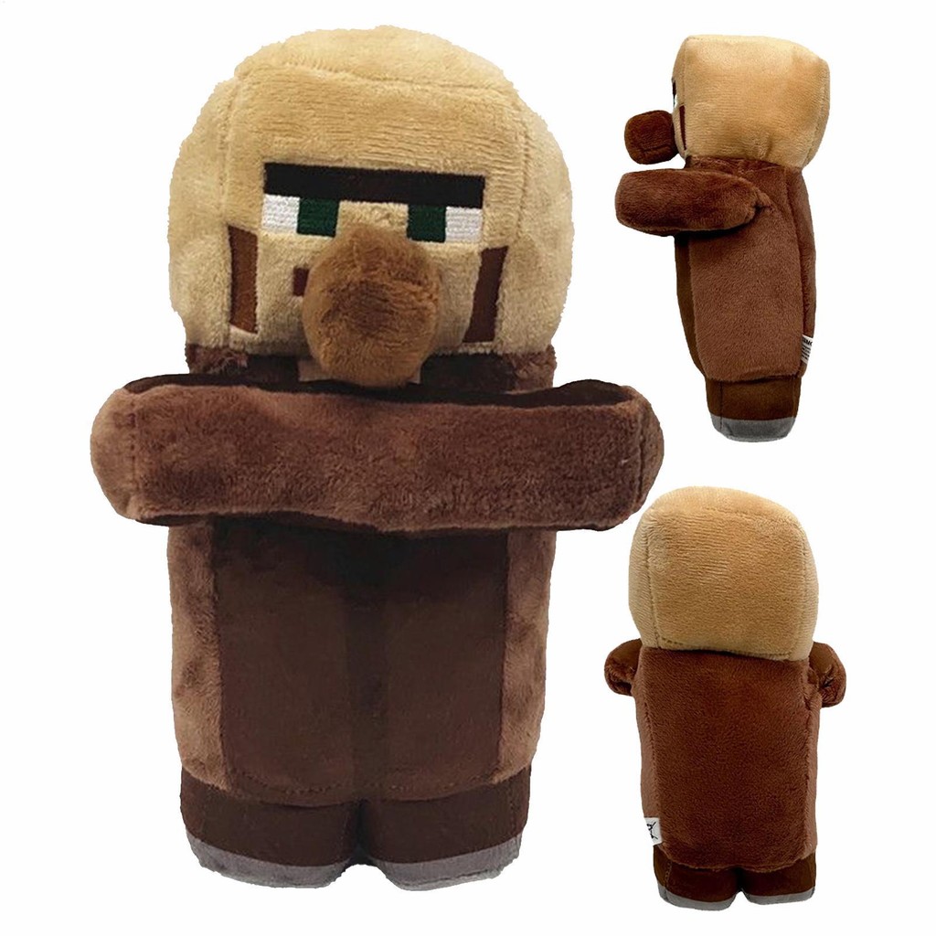 Minecraft My World Movie Villager Plush Toy Nitwit Plush Doll | Shopee ...
