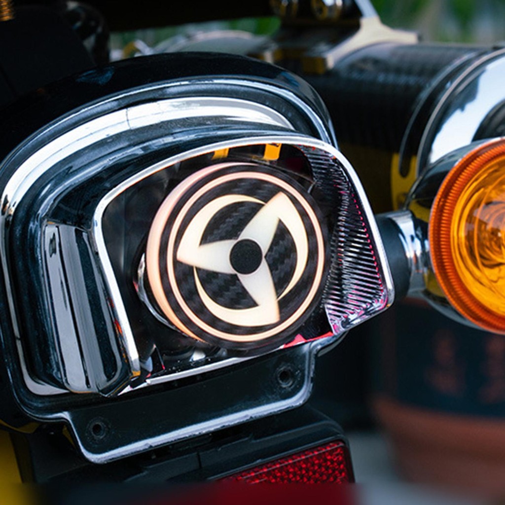 Motorcycle LED brake motor light Angel Eye light Tail Flash Motor ...