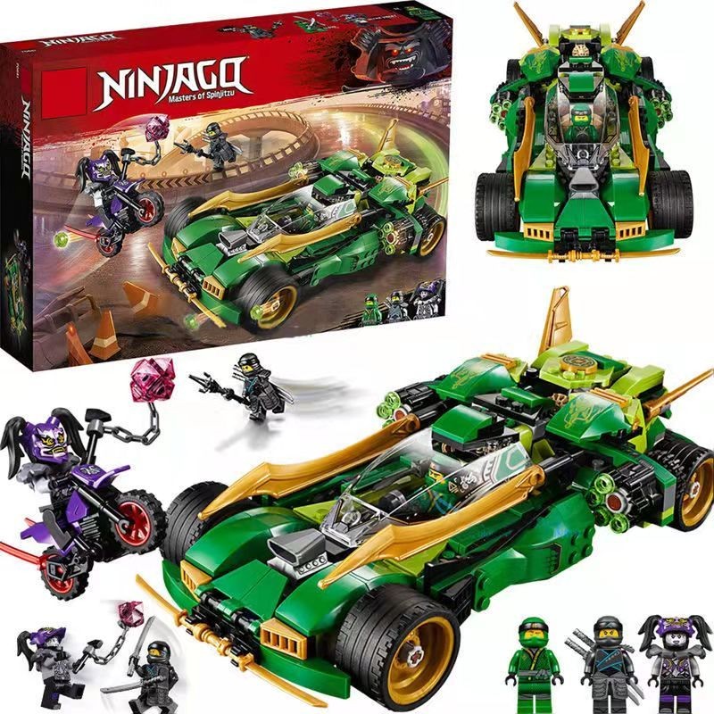Serial Chariot Car Ninjago Compatible with Lego Boy Building Blocks ...