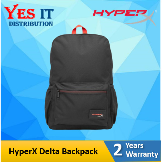 HYPERX DELTA GAMING 16" BACKPACK (BLACK) (8C524AA) | Shopee Philippines