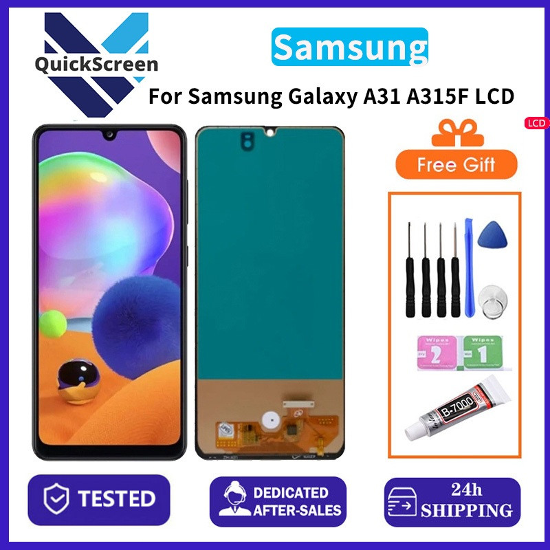 [QuickScreen] For Samsung Galaxy A31 A315F LCD TFT DIsplay Touch Screen ...