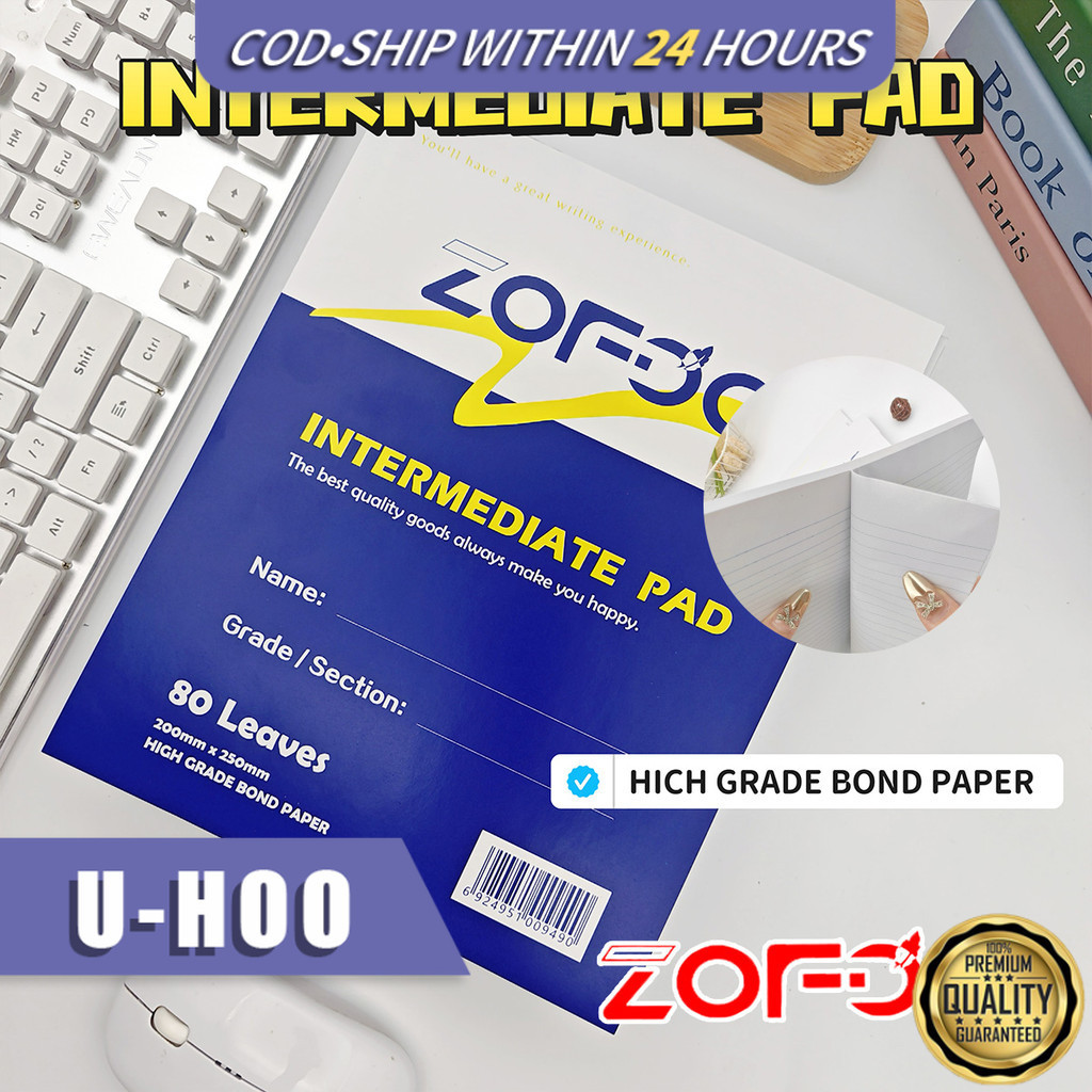 1Pcs Intermediate Pad 80 Sheets Writing Pad Paper 200*250mm Bond Paper ...