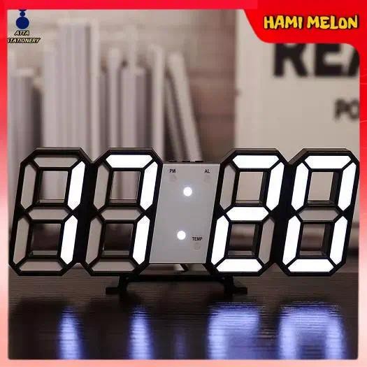 LED Digital Adjustable Clock Wall & Table Decor Modern Simplism Style ...
