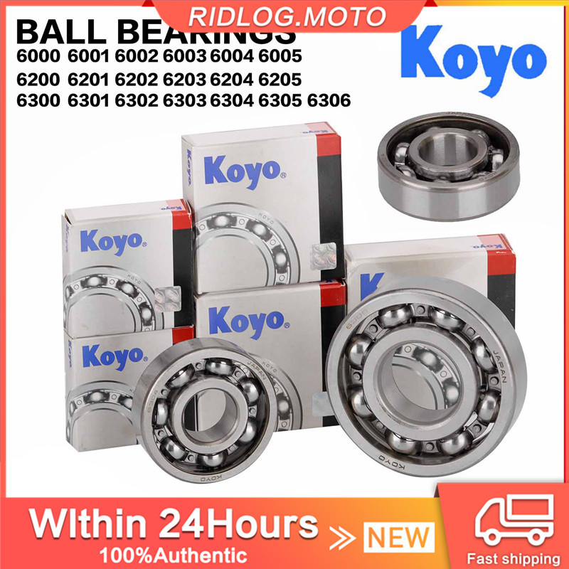 10Pcs/Box Koyo Bearing JAPAN Wheel Ball Bearing Rubber Sealed Original 6000 6001 6200 6202 6301 ...
