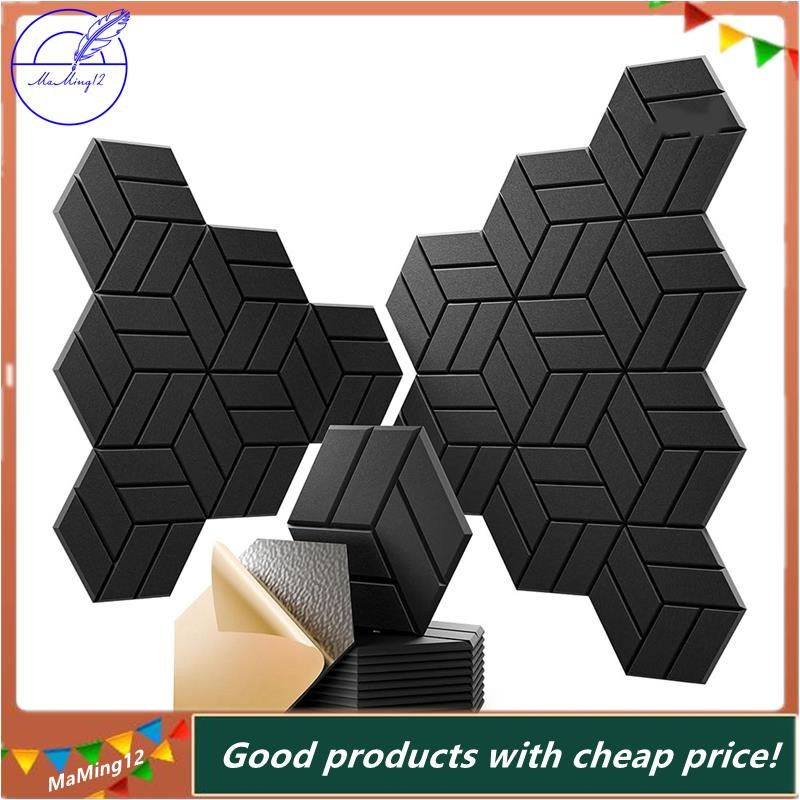 [MaMing] Soundproof Wall Panels, 22Pcs 12" X 10" X 0.4" Hexagonal ...