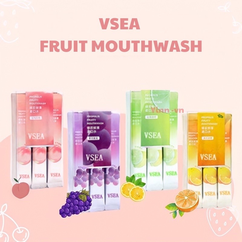 Vsea Fruit Mouthwash Treatment Oral Care Teeth Whitening Mouthwash ...