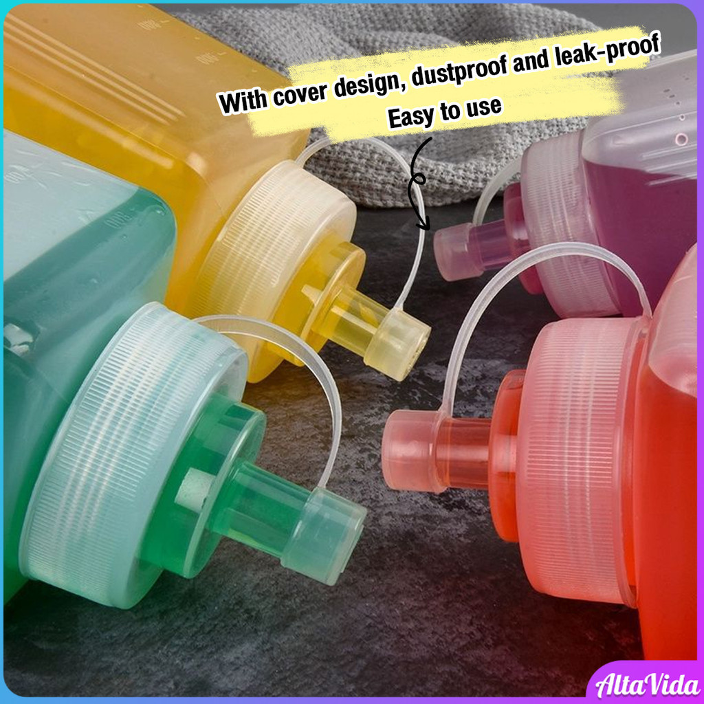 Alta 800ml/1000ml Plastic Squeeze Condiment Bottles Ketchup Mustard Hot ...
