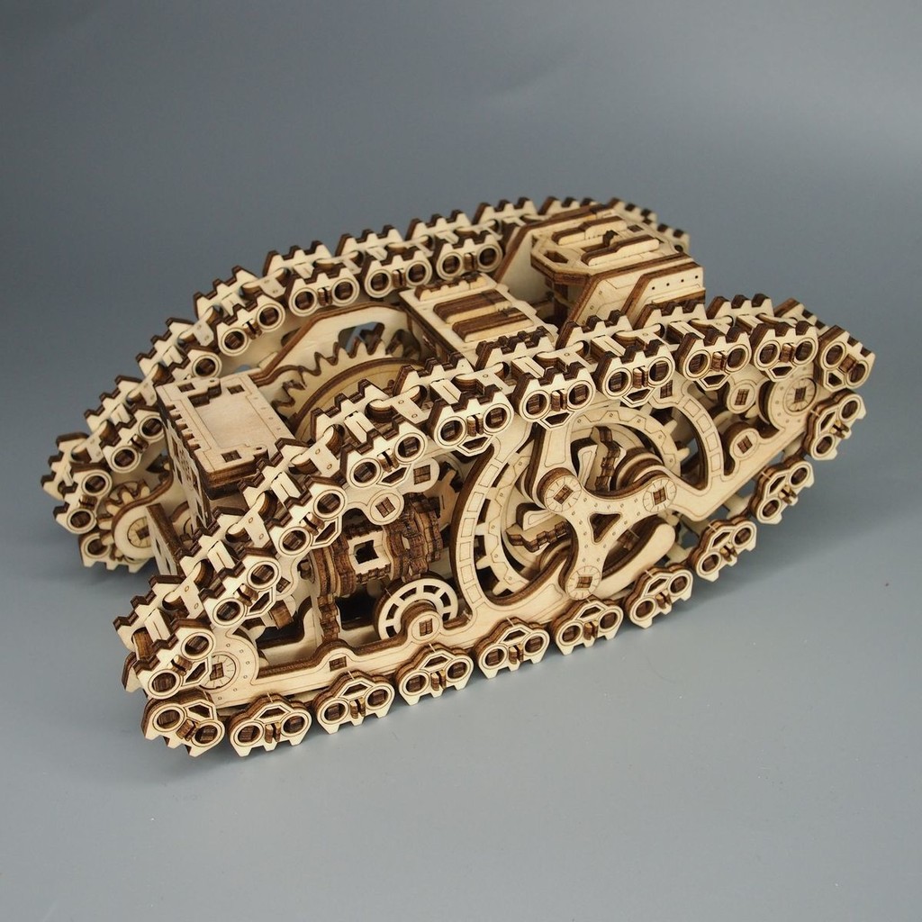 Ugear Same Style 3d Assembled Tank Wooden Mechanical Transmission Model ...