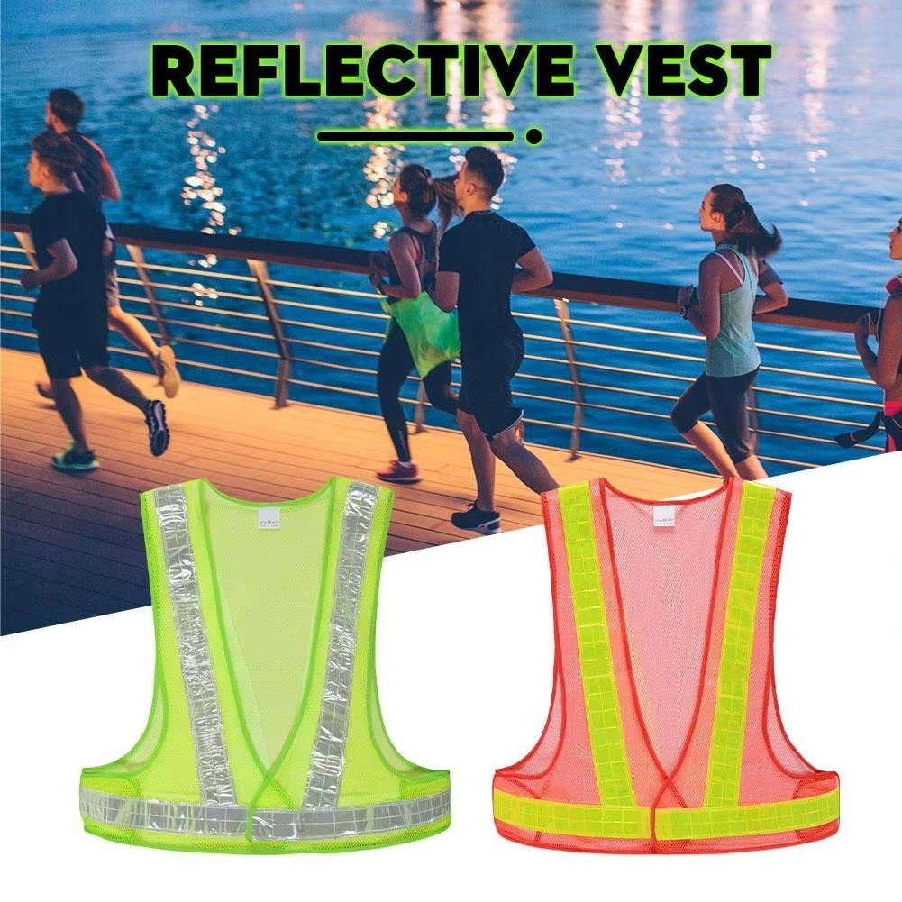 Reflector Vest Safety Vest Skeleton Type with ID Holder | Shopee ...