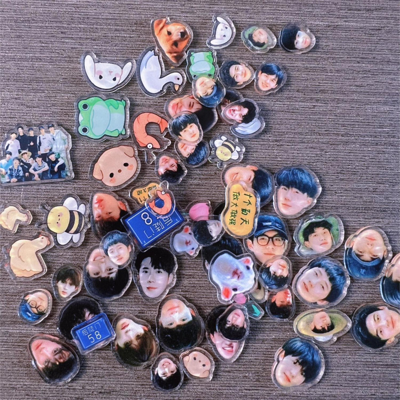 Custom Rocker Phone Acrylic Pieces Customized 1cm 2cm 3cm DIY Shaker ...