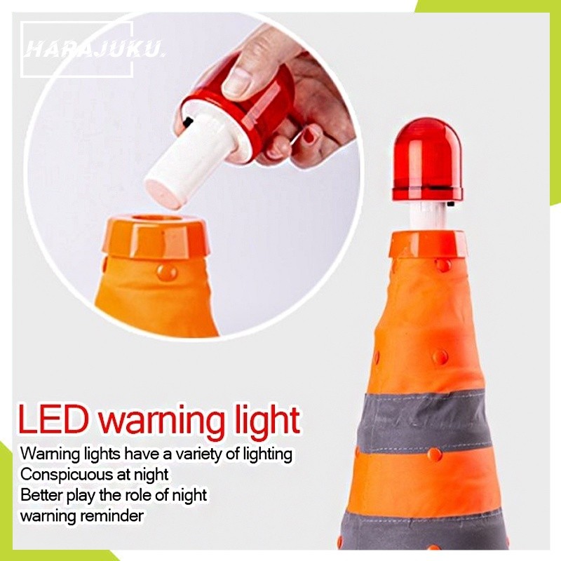 45cm Reflectorized Traffic Cone Barricades Warning-sign Road-Safety ...