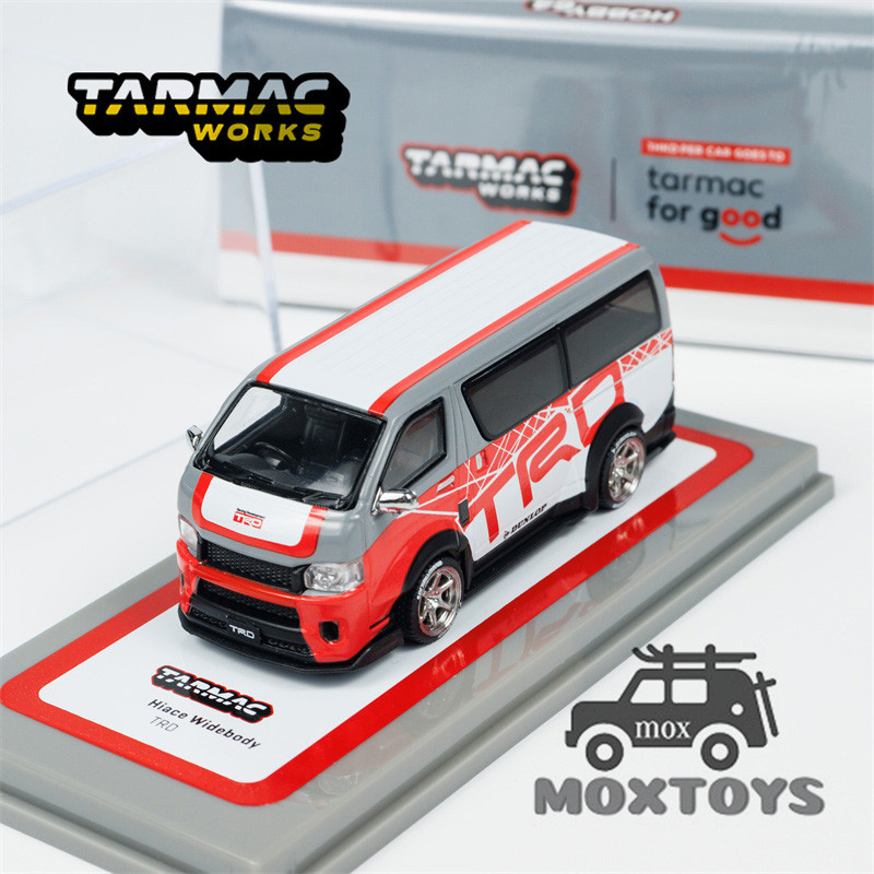 Tarmac Works 1:64 Hiace Widebody Red Diecast Model Car | Shopee Philippines