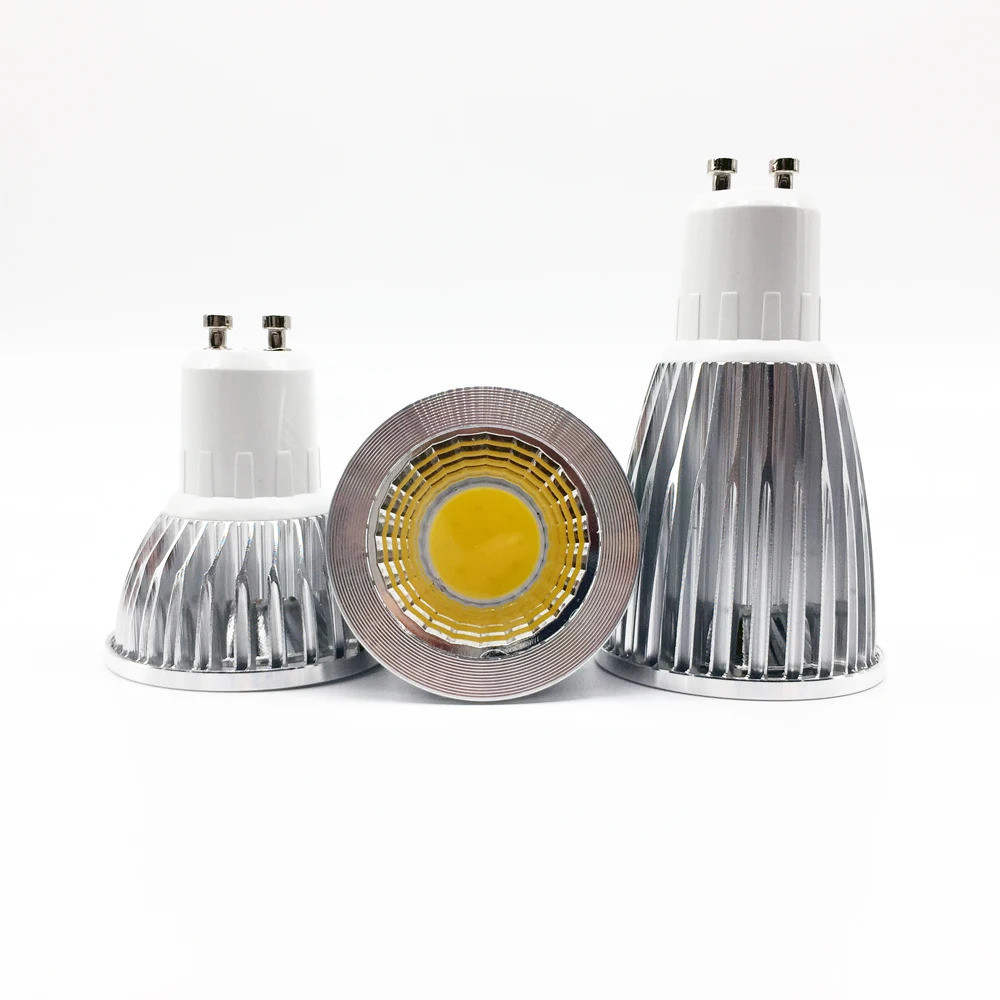 Super Bright GU 10 Bulbs Light Dimmable Led Warm/White 85-265V 6W 9W ...