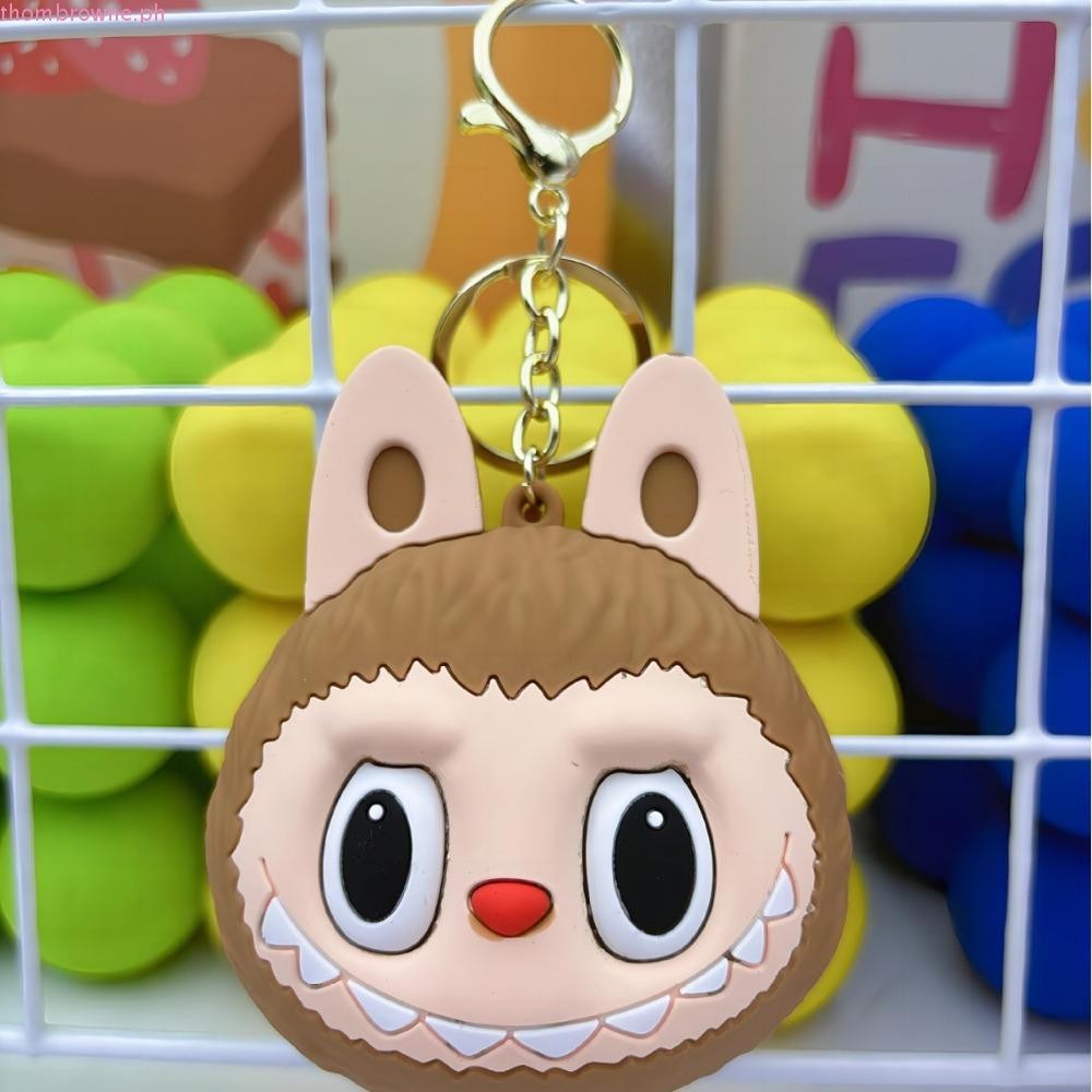 THOMBROWNE Labubu Zero Wallet, Resin Anime Peripherals Labubu Key Ring ...
