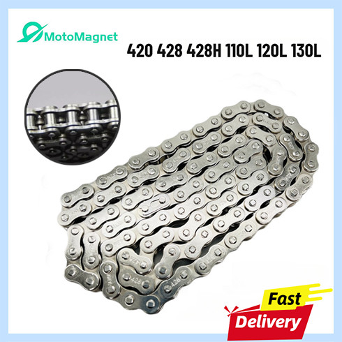 Motorcycle Chain 420/428H-110L/120L/130L Kadena ng Motor Super Heavy ...