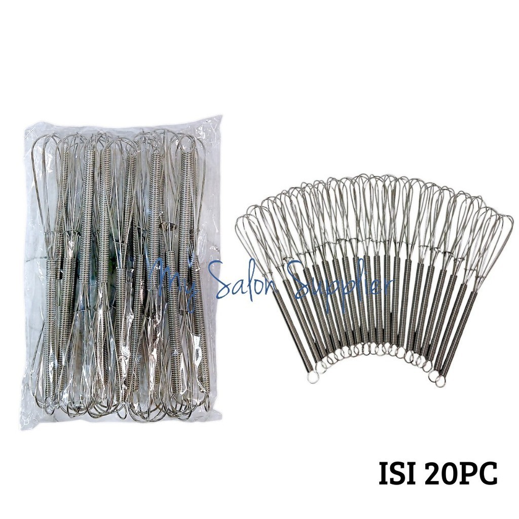 WHOLESALE 20pcs STAINLESS Mixer / Whisk Hair Paint | Shopee Philippines