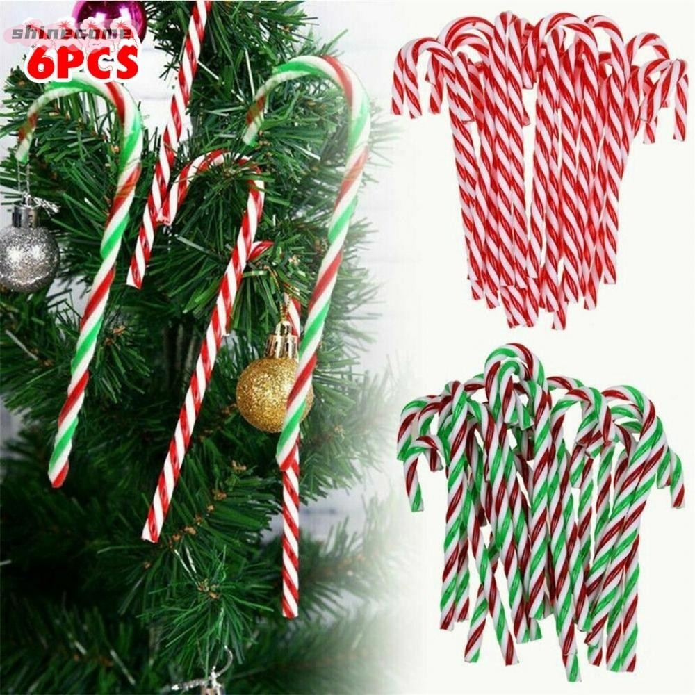 Charming Pack of Six Candy Canes Perfect For Your Seasonal Celebrations ...