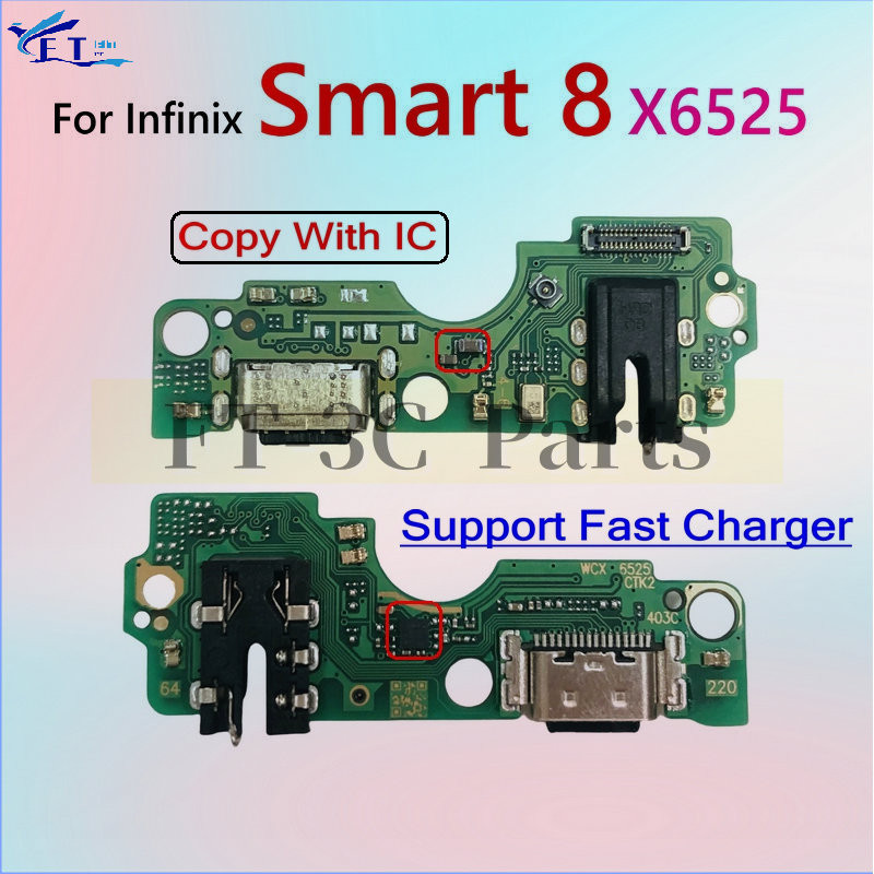 For Infinix Smart 8 X6525 USB Charging Port Board Dock Plug Socket Jack ...