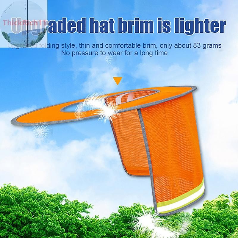 ThickRich Summer Sun Shade Safety Hard Hat Neck Shield Helmets ...